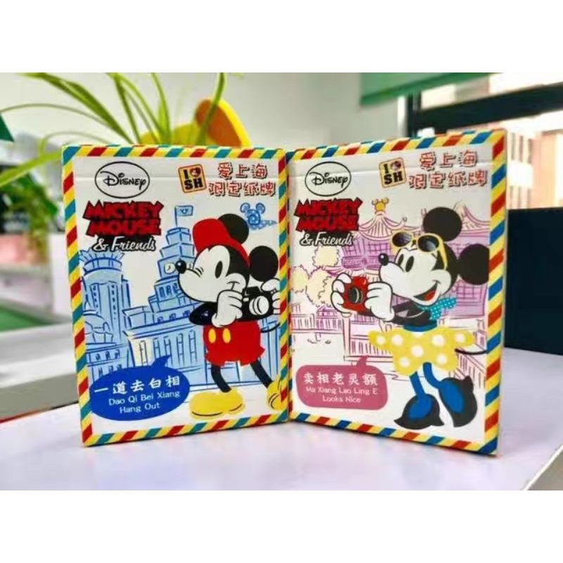 Limited Edition Mickey Mouse Minnie Mouse Poker Playing Cards Games ...