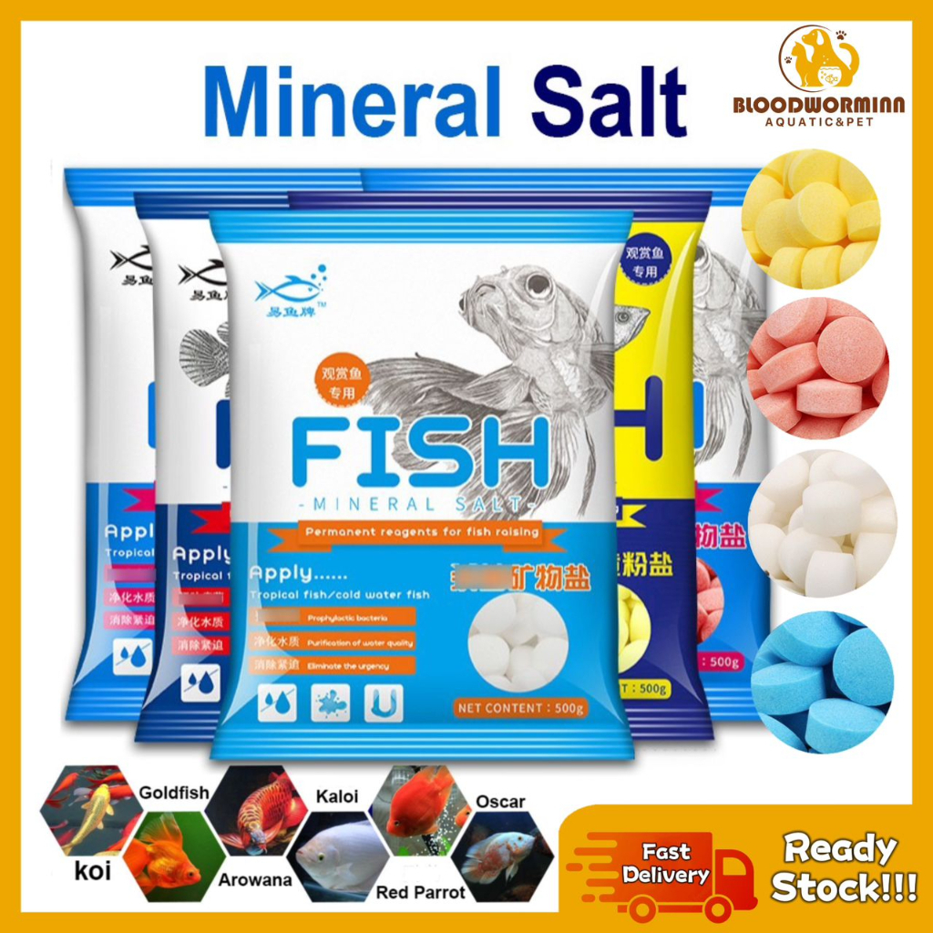Mineral Salt 500g Sterilization Crystal Pure Salt Aquarium Salt Prevent ...