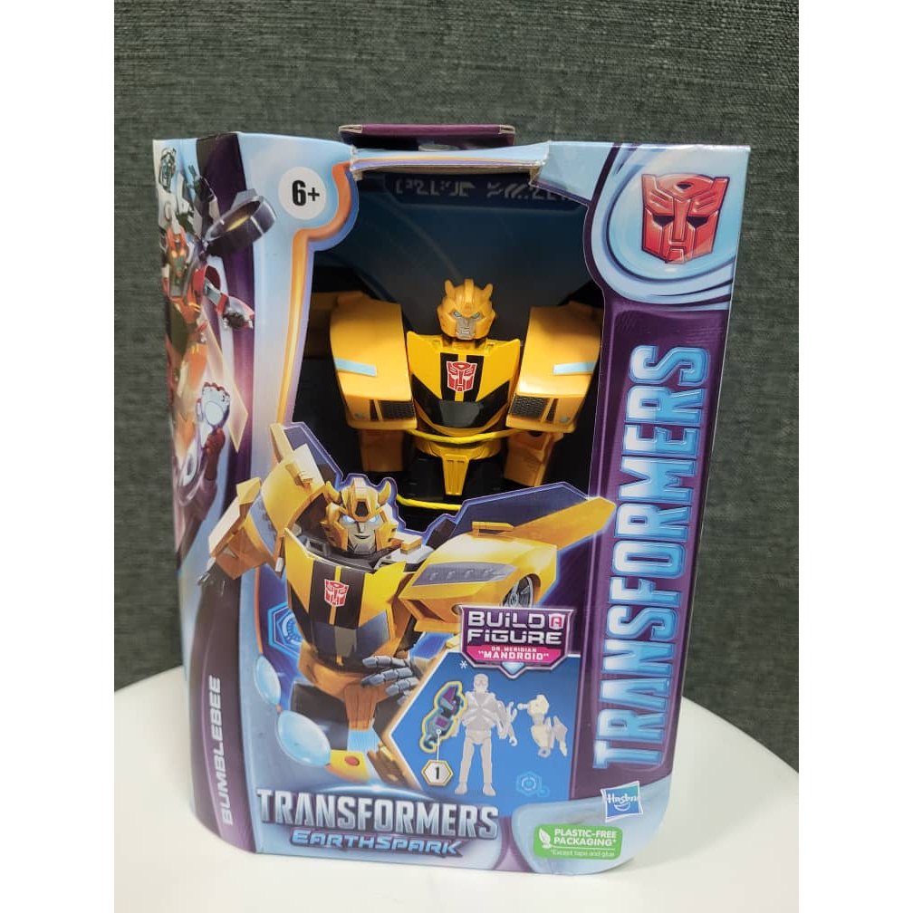 Transformers Toys EarthSpark Deluxe Class Bumblebee Action Figure, 5 ...