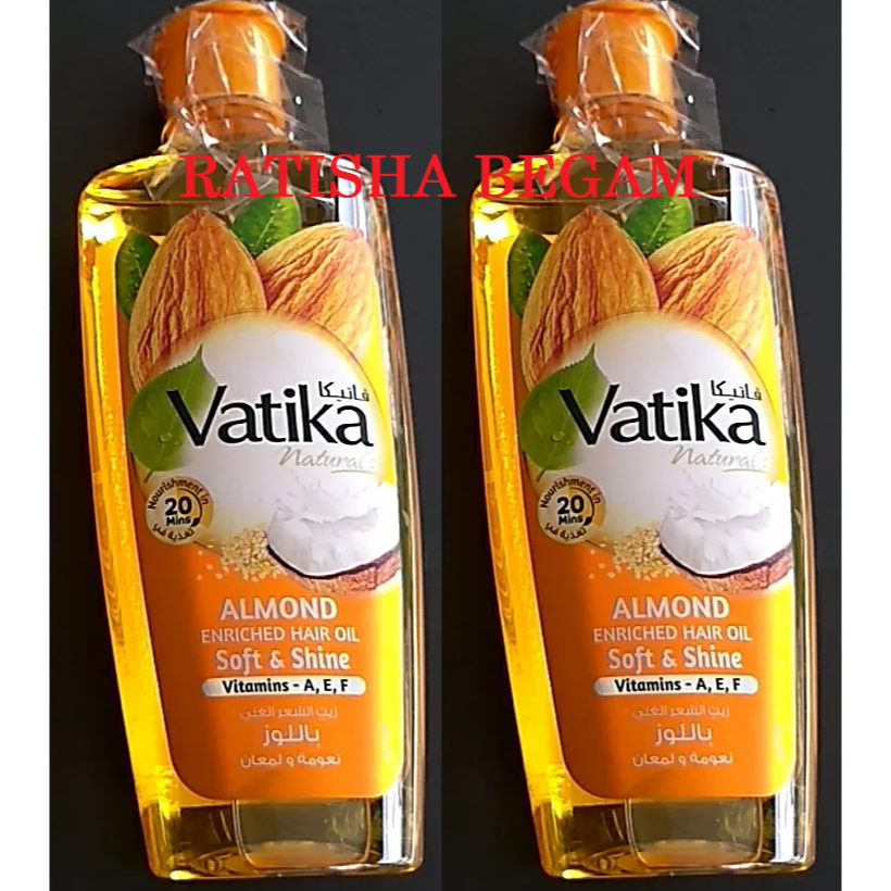 Dabur 200ml Vatika Almond Enriched Hair Oil (Softness & Shine) | Shopee ...