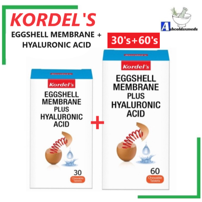 Kordel's Eggshell Membrane Plus Hyaluronic Acid 30s+60's (NEW FORMULA ...