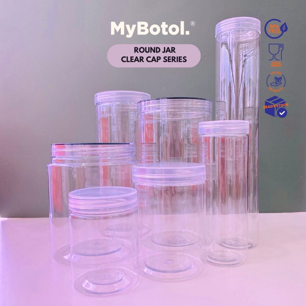 [mybotol] BALANG PLASTIK CLEAR CAP | PLASTIC JAR | BALANG COOKIES ...