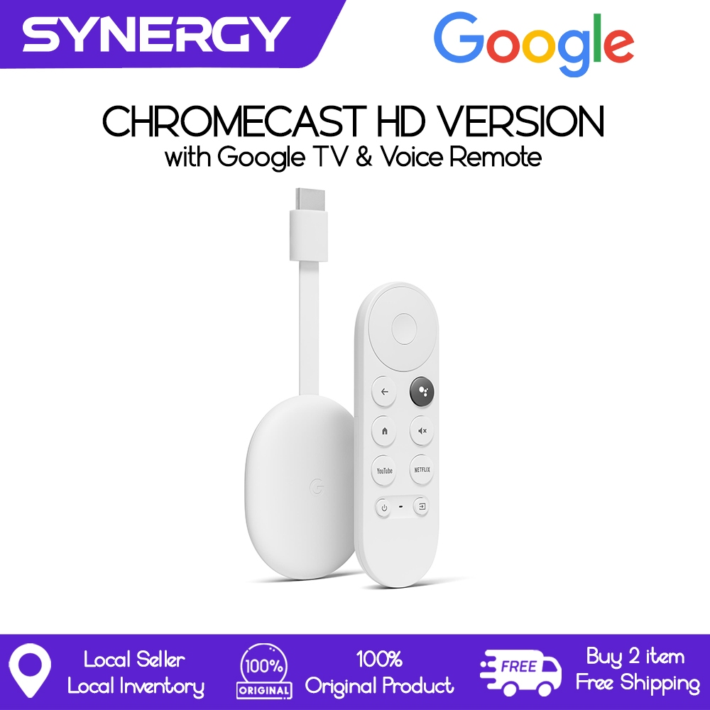 Google Chromecast with Google TV HD / 4k Version | Shopee Singapore