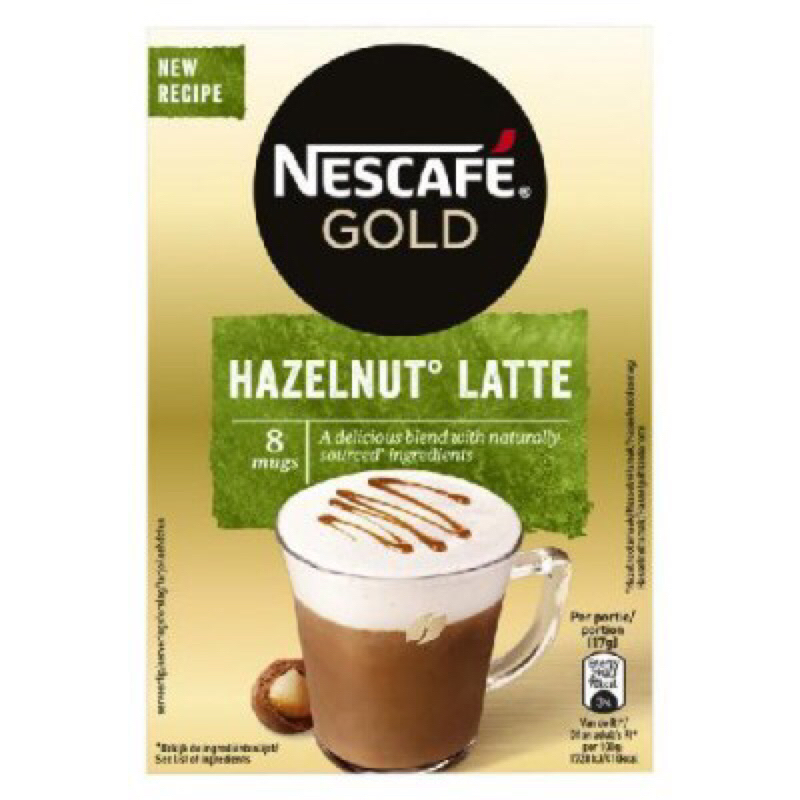 Nescafe Gold Hazelnut Latte 8 Sachet | Shopee Singapore