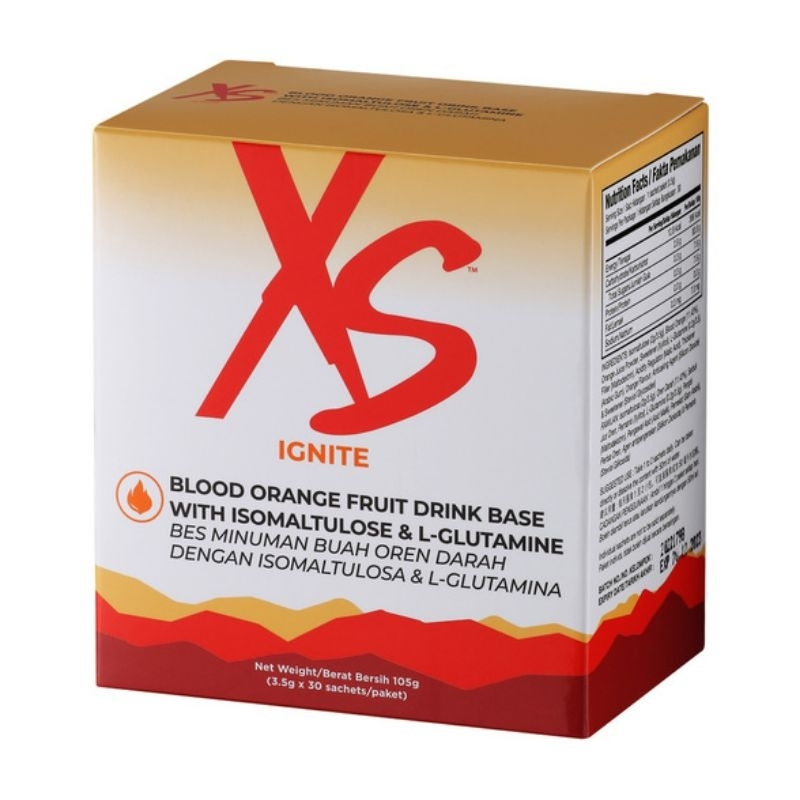 XS Ignite Blood Orange Fruit Drink Base With Isomaltulose & L-Glutamine ...