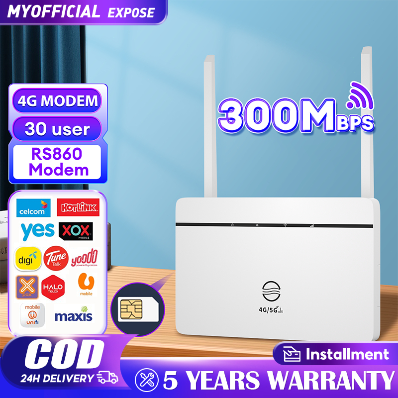 5G Modem Wifi Modified Unlimited Router Internet Sim Router 300mbps LTE ...