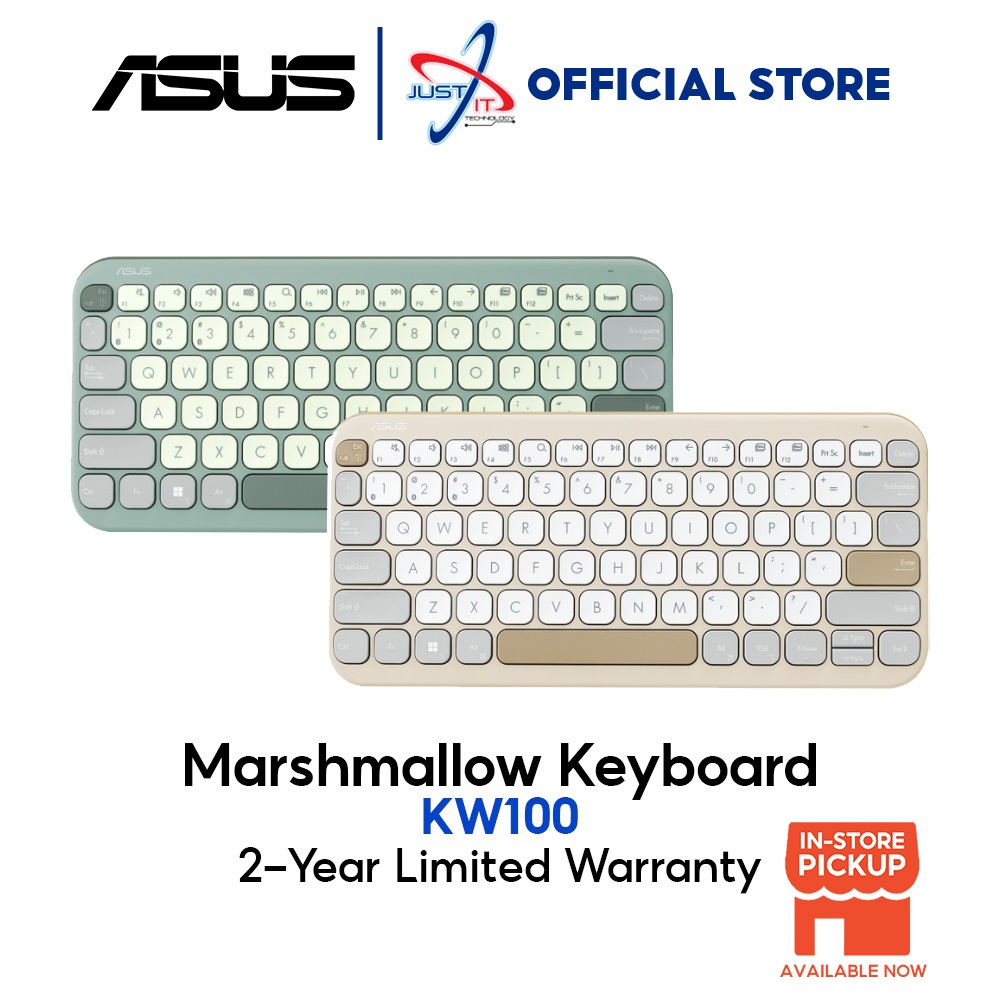 ASUS Marshmallow Wireless Keyboard KW100 | Shopee Singapore