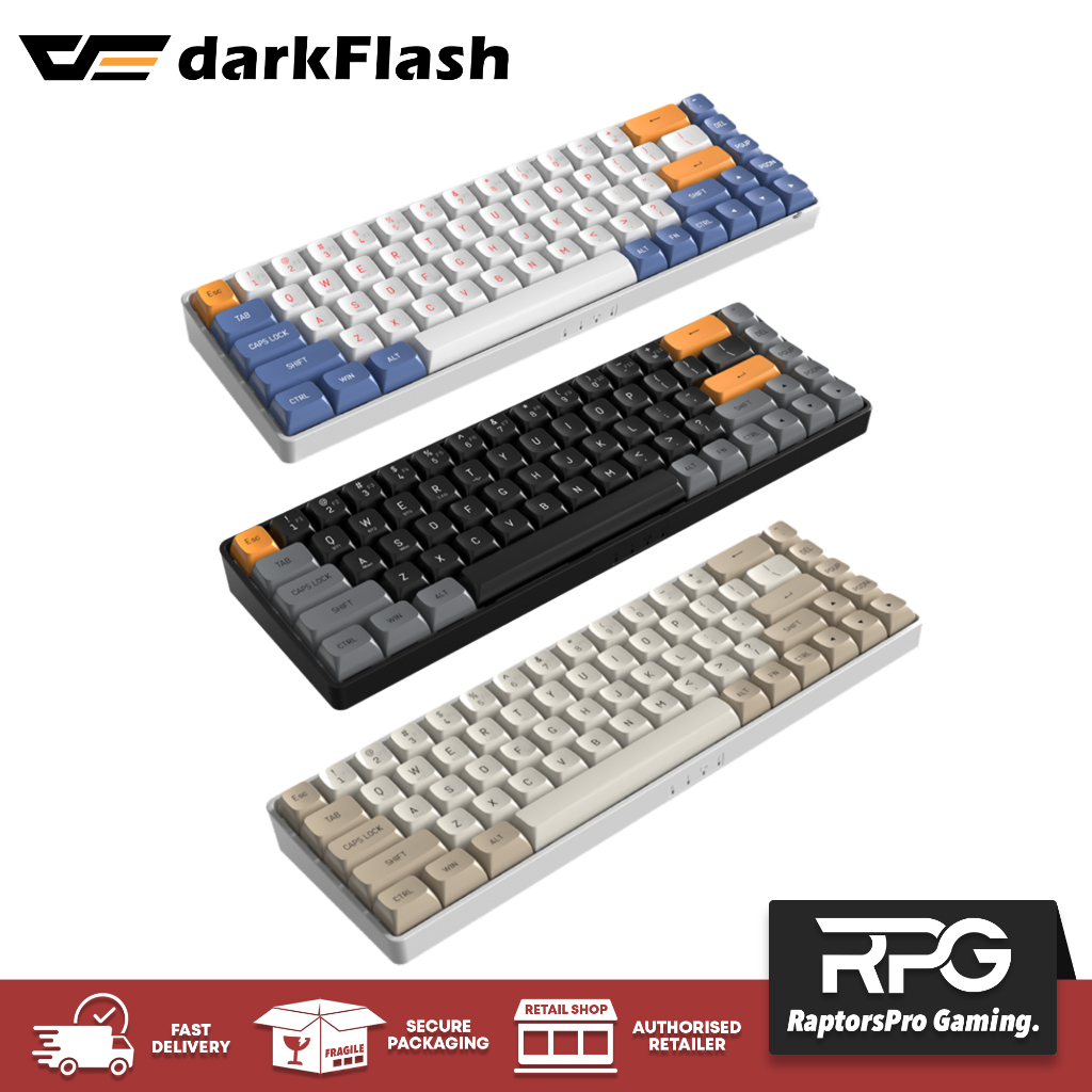 AIGO DARKFLASH GD68 DUAL-MODE CONNECTIVITY MECHANICAL KEYBOARD | Shopee ...