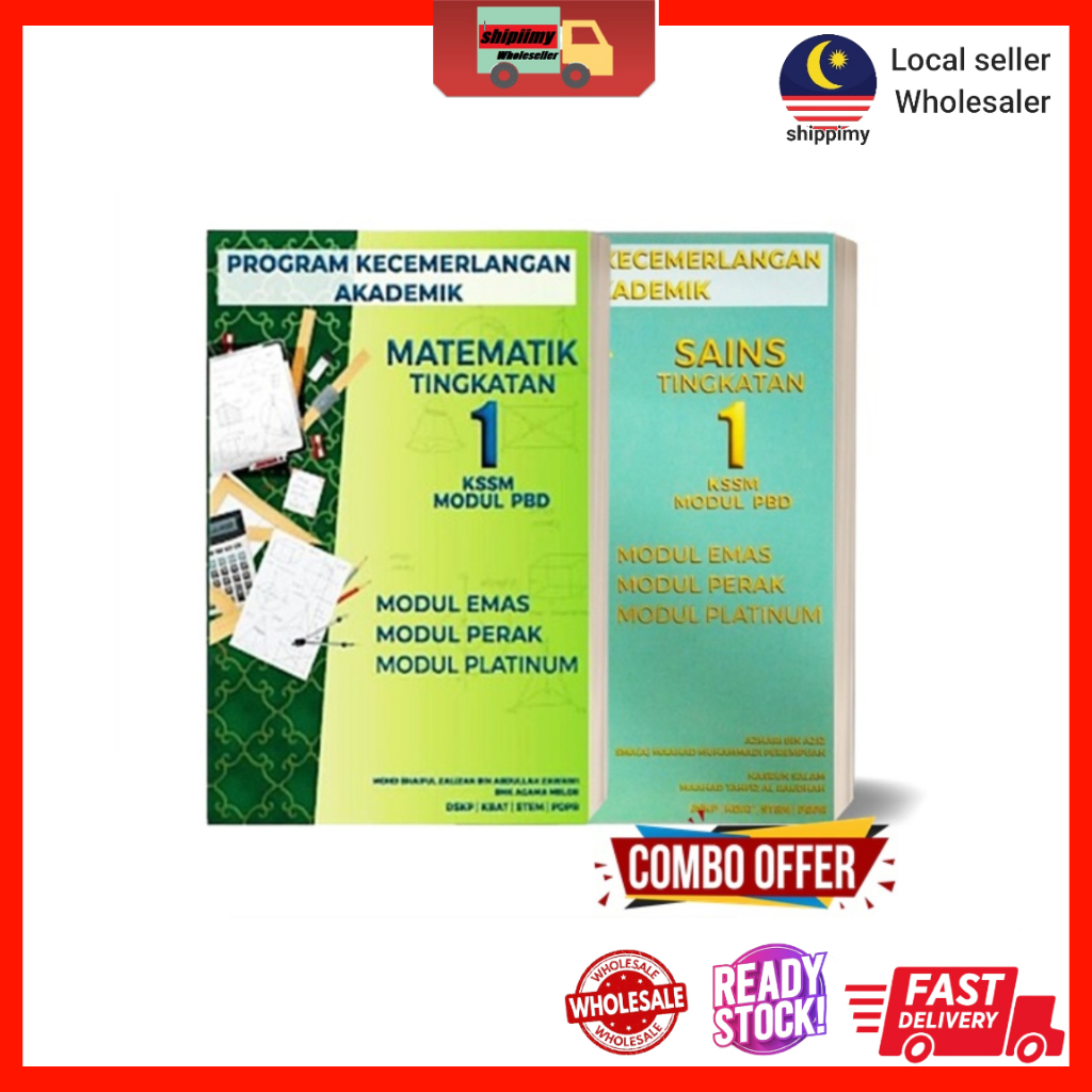 [Set Combo] KSSM Form 1 Mathematics & Science Module, 2 Books | Shopee Singapore