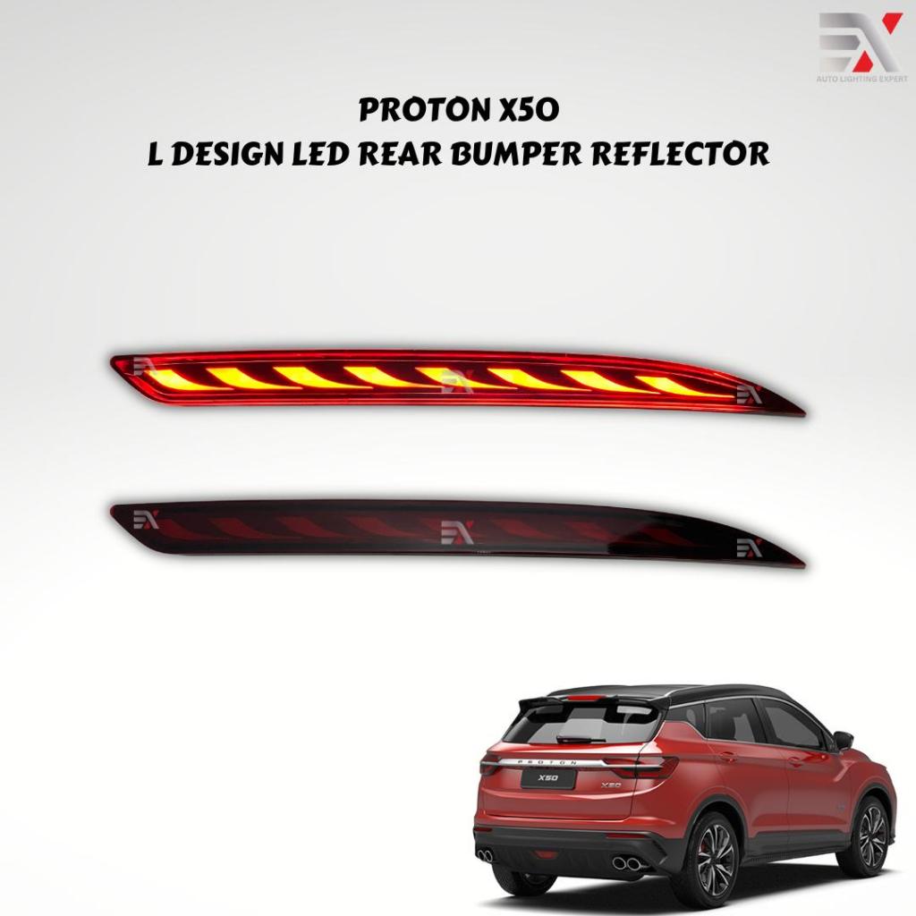 PROTON X50 REAR BUMPER REFLECTOR - L DESIGN (RED) | Shopee Singapore