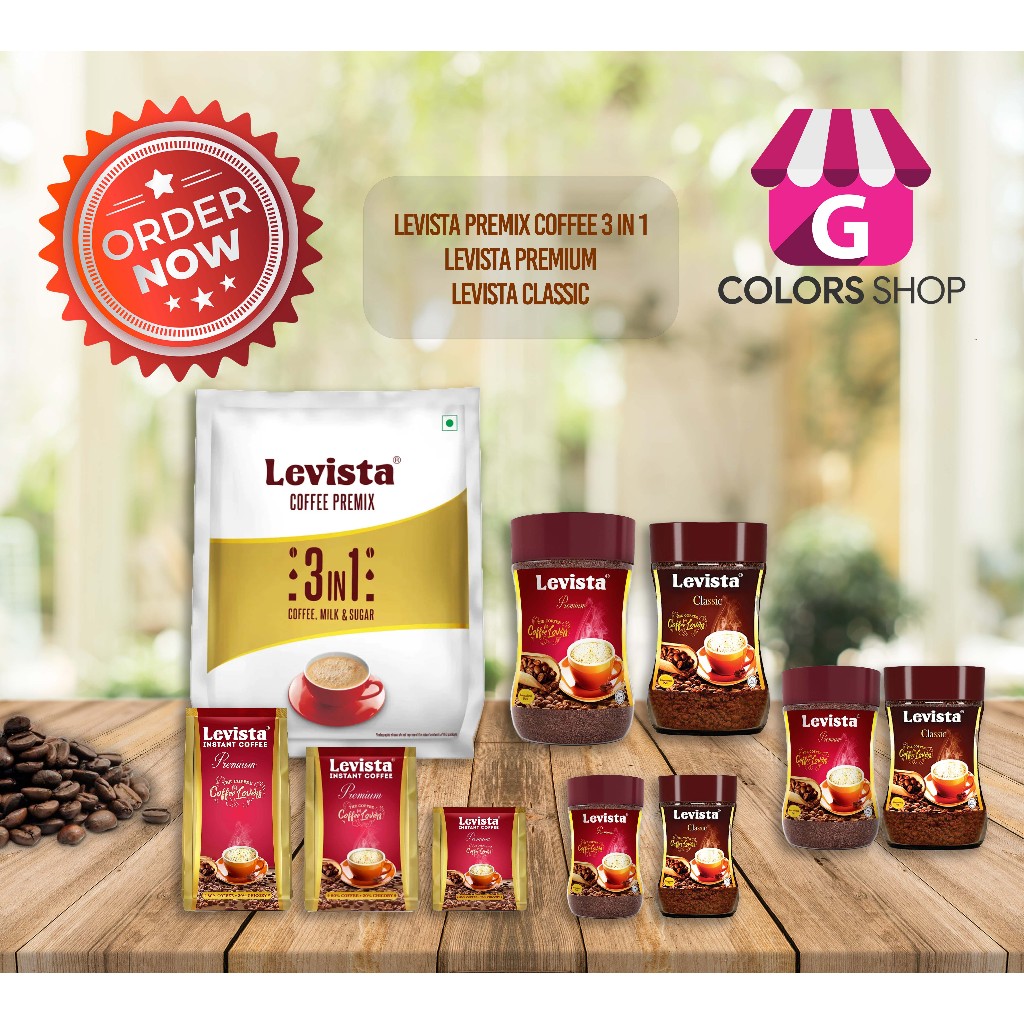 LEVISTA COFFEE ( CLASSIC/ PREMIUM/ PREMIX 3 IN 1 ) | Shopee Singapore