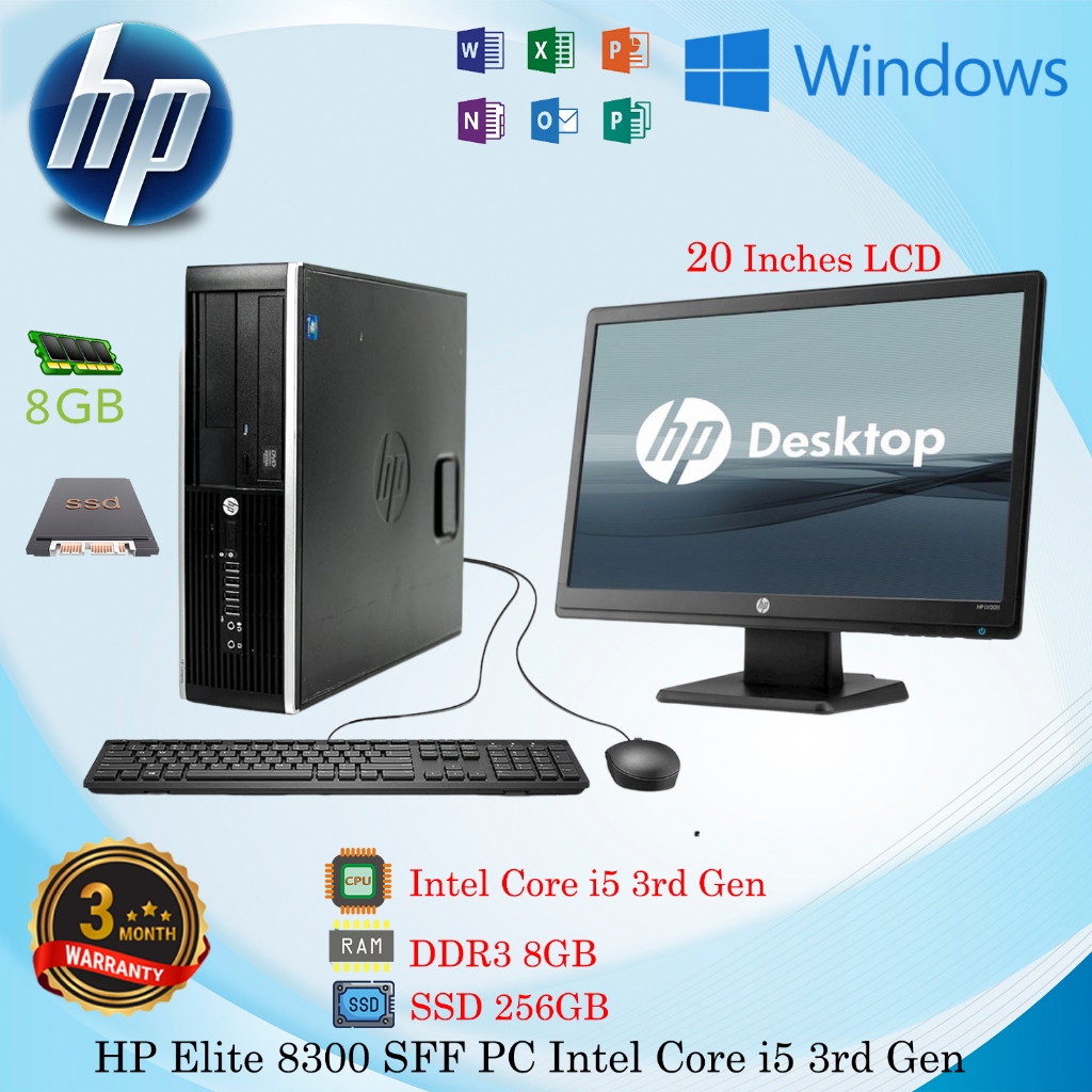 HP Compaq Elite 8300 SFF PC Intel Core i5 3rd Gen | Shopee Singapore