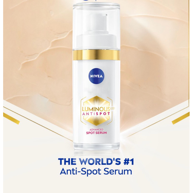 Clearance NIVEA Luminous630 Anti Dark Spot Gold Serum 30ml | Anti Dark ...