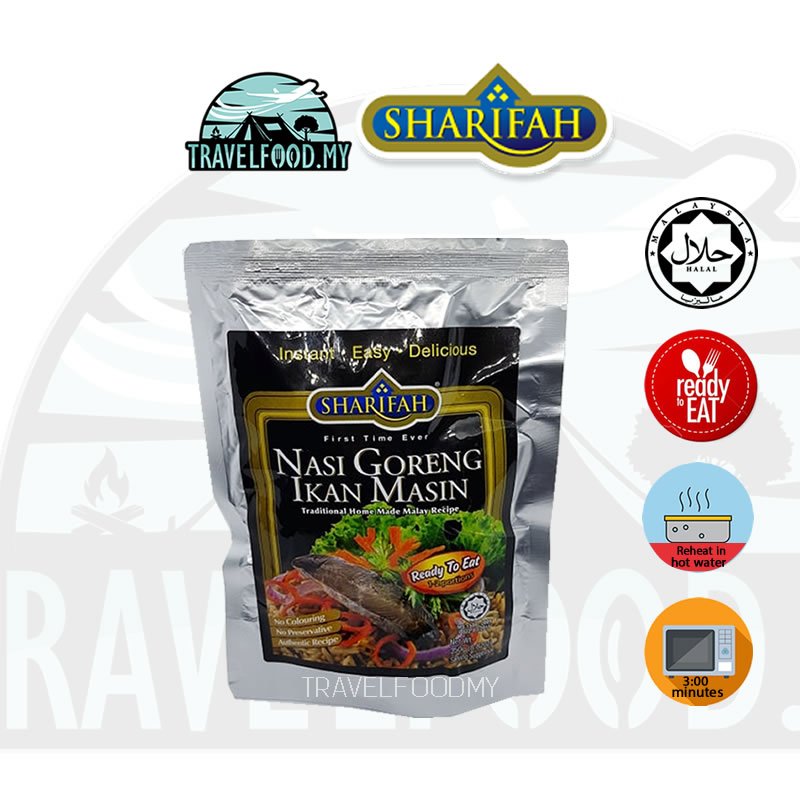 Sharifah Fried Rice Masin Salted Fish Fried Rice Halal Jakim (250g ...