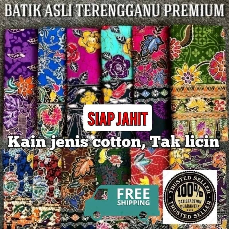 Borneo SARAWAK Batik FABRIC / SILK FINE Batik FABRIC / VIRAL Batik ...