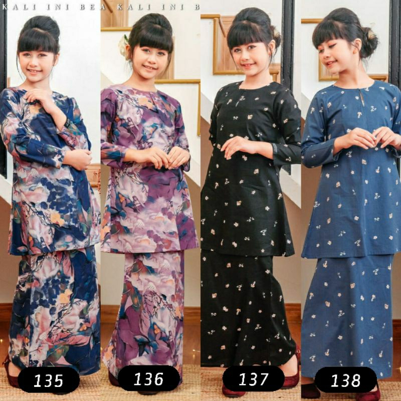 BAJU KURUNG KANAK-KANAK CUTTING RIAU SOFT COTTON KIDS DAISY | Shopee ...