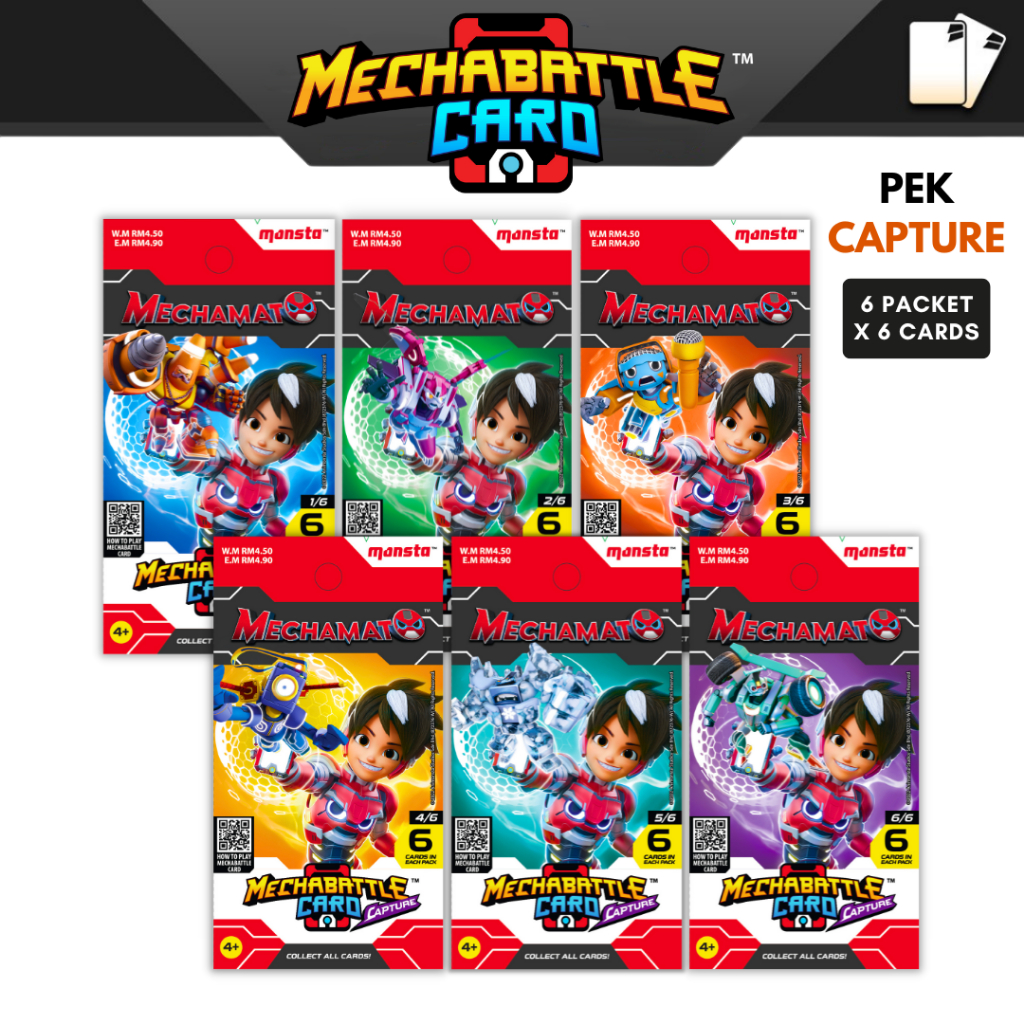 Mechabattle Card : Pek Capture (36 Cards) | Shopee Singapore