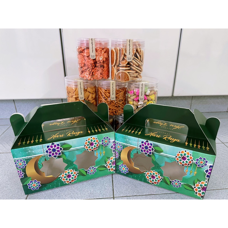 ︎Hari Raya Aidilfitri Box, set / Mini Hamper Box/ Combo Pack/Biskut ...