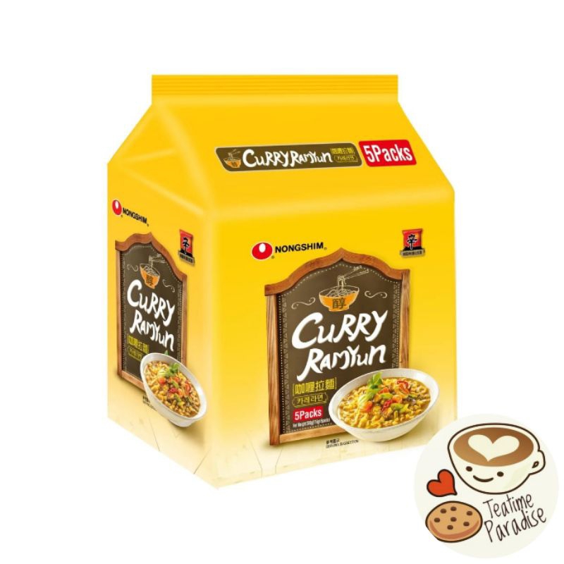 Nongshim Limited Edition Curry Ramen 5 pack x 116g | Shopee Singapore