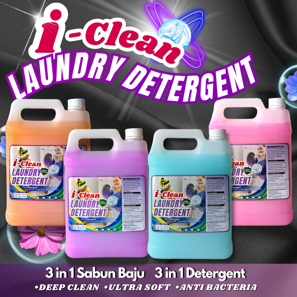 MKT 5L Liquid Detergent Concentrated Laundry Detergent Sabun dobi sabun ...