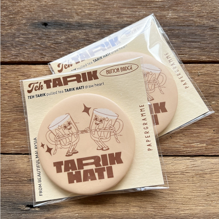 Malaysian Foodie Giant Button Badge-Teh Tarik | Shopee Singapore