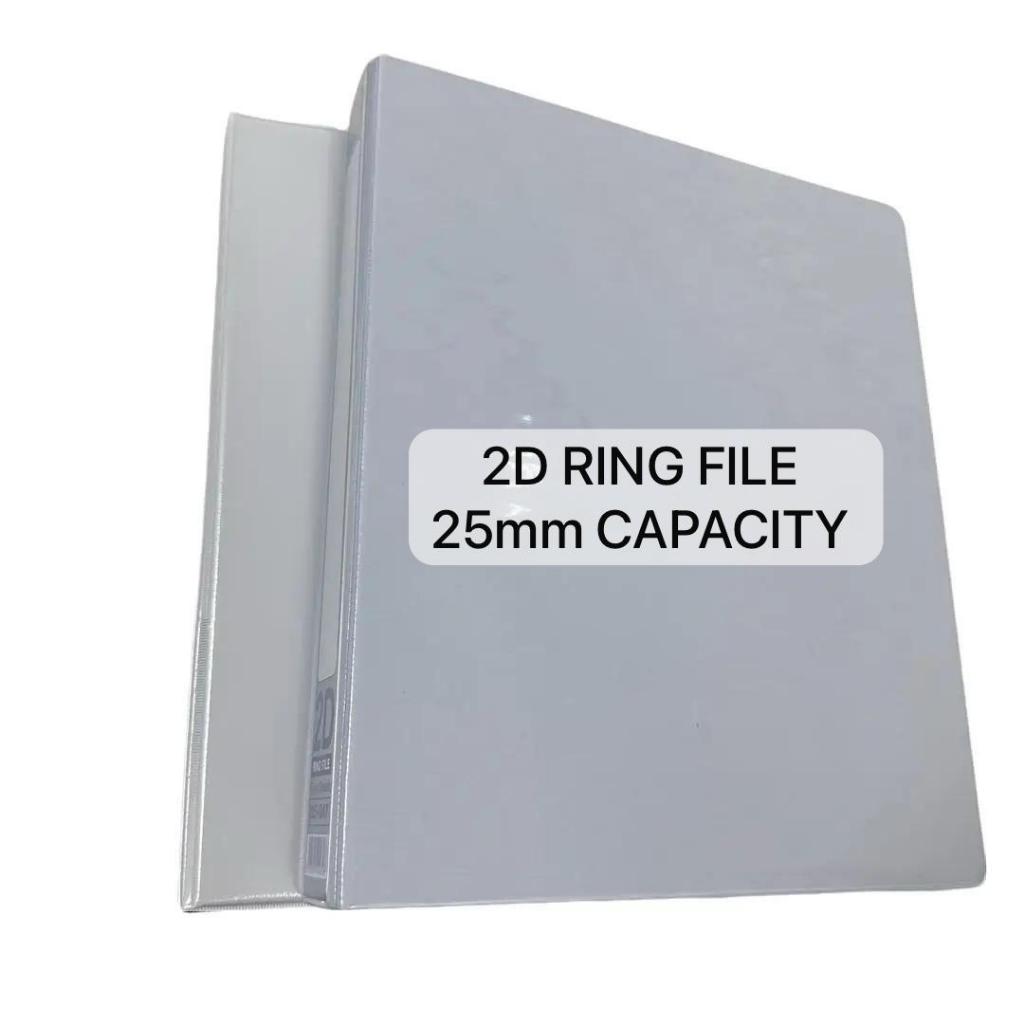 2D PVC RING FILE 25MM A4 SIZE | Shopee Singapore