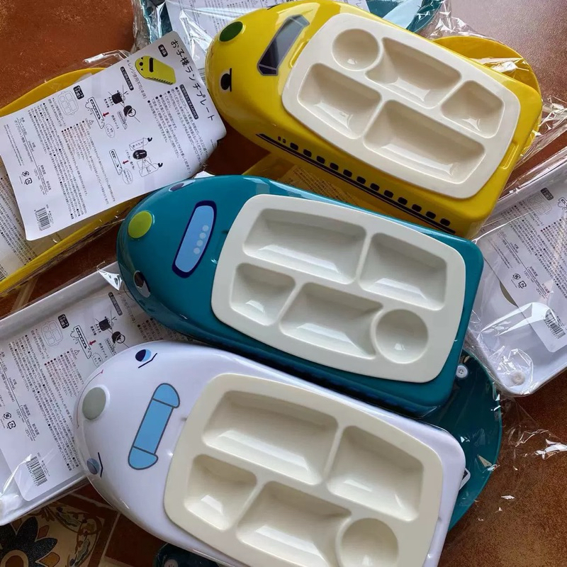 Japanese Shinkansen Train Shape Kids Creative Food Dish Tray Dinnerware ...