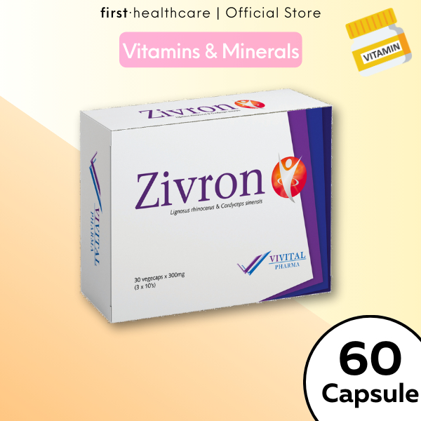 Zivron 300mg Lignosus Rhinocerus (Tiger Milk Mushroom) Cordyceps ...