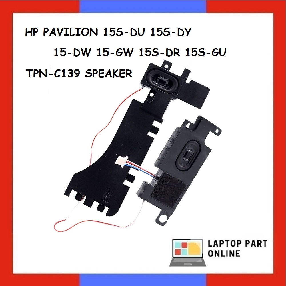 HP PAVILION 15S-DU 15S-DY 15-DW 15-GW 15S-DR 15S-GU TPN-C139 SPEAKER | Shopee Singapore