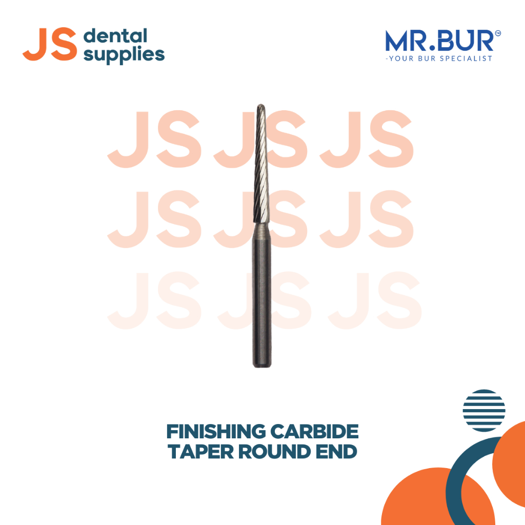 Taper Round End Finishing Carbide Dental Bur FG | Veneer Preparation ...