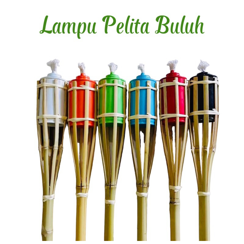 (Random)Pelita Raya Buluh 90cm/ Lampu Pelita Bamboo | Shopee Singapore