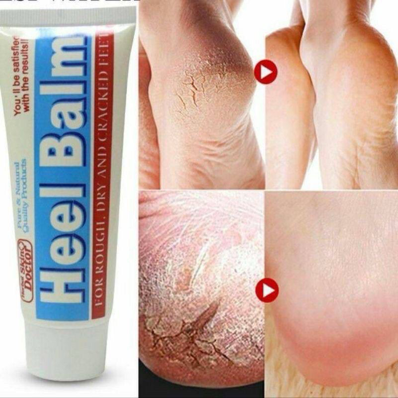 HEEL BALM CREAM skin cream smooths the soles of the feet, heels, dry ...