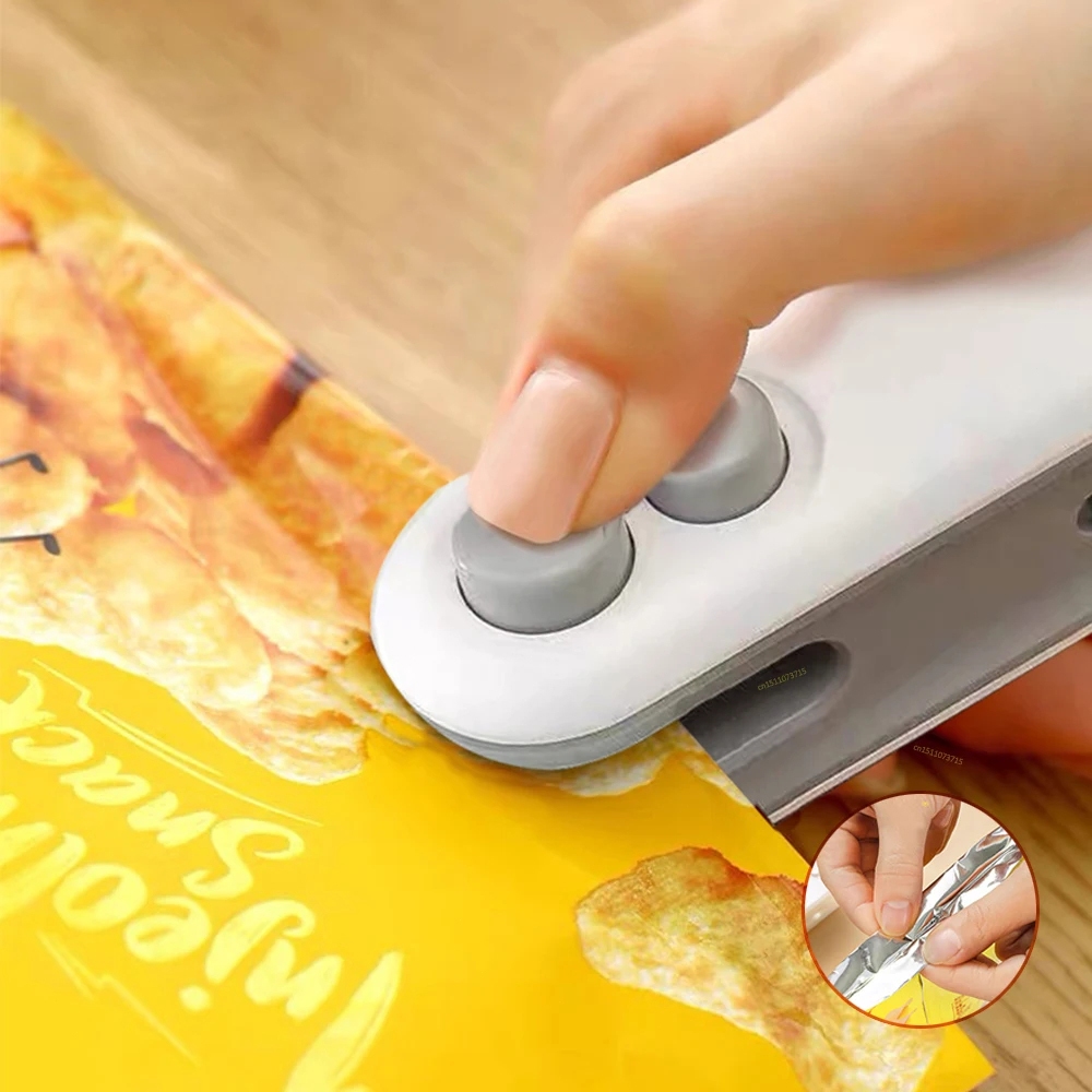 Plastic Bag Sealer Mini Thermal Sealant Portable Handheld Food Sealing ...