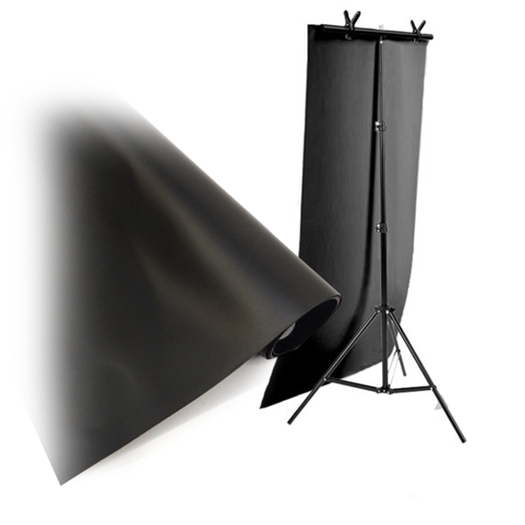 PVC Waterproof Product-Shot Use Photography BLACK Colour Backdrop shooting tent studio ...
