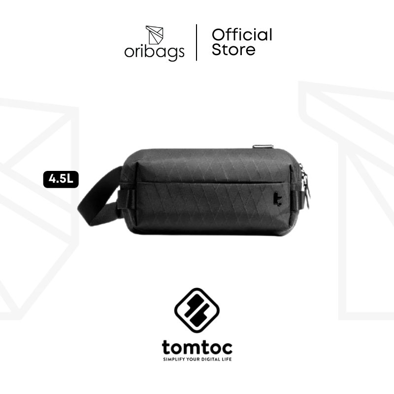 Tomtoc Explorer T21 X-PAC Sling Bag - Black | Shopee Singapore