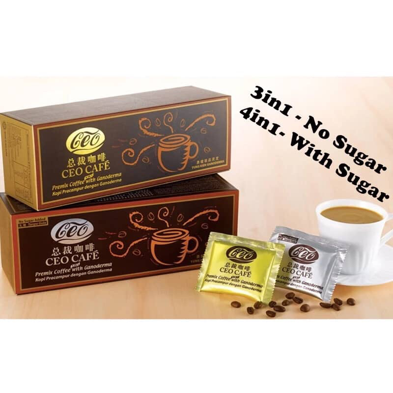 [HALAL] CEO CAFE PREMIX COFFE 3in1 & 4in1 (20 sachet/box) | Shopee ...