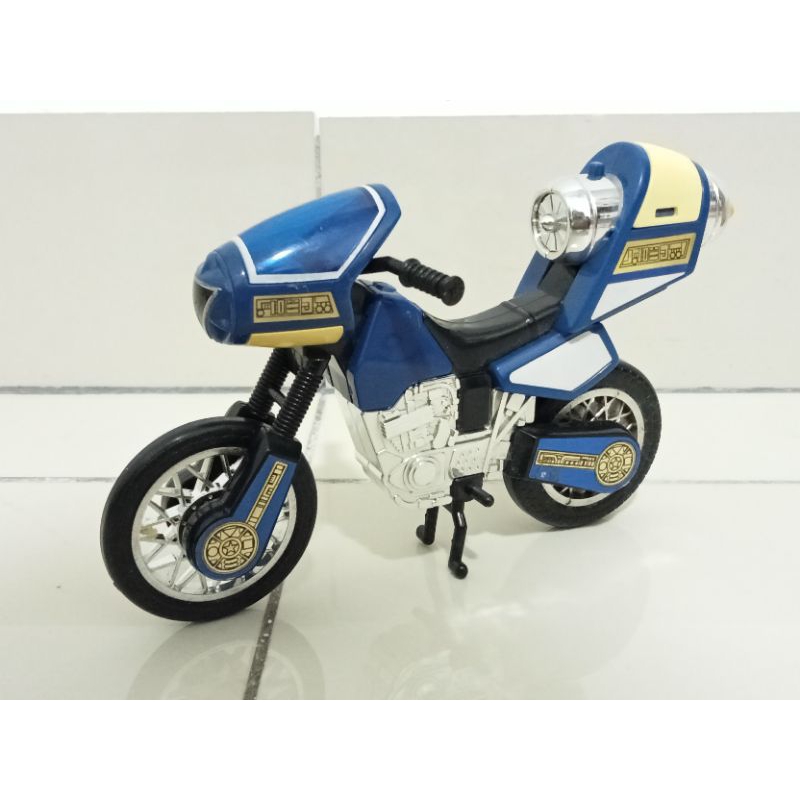 Vintage bandai 1996 power ranger zeo Sentai blue ranger jet cycle ...