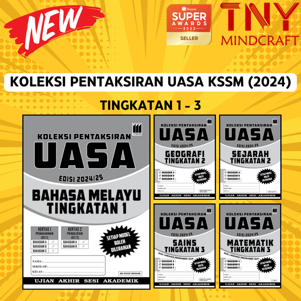 [TNY] Vision: UASA KSSM Assessment Collection 2024 Edition【Level 1 ...