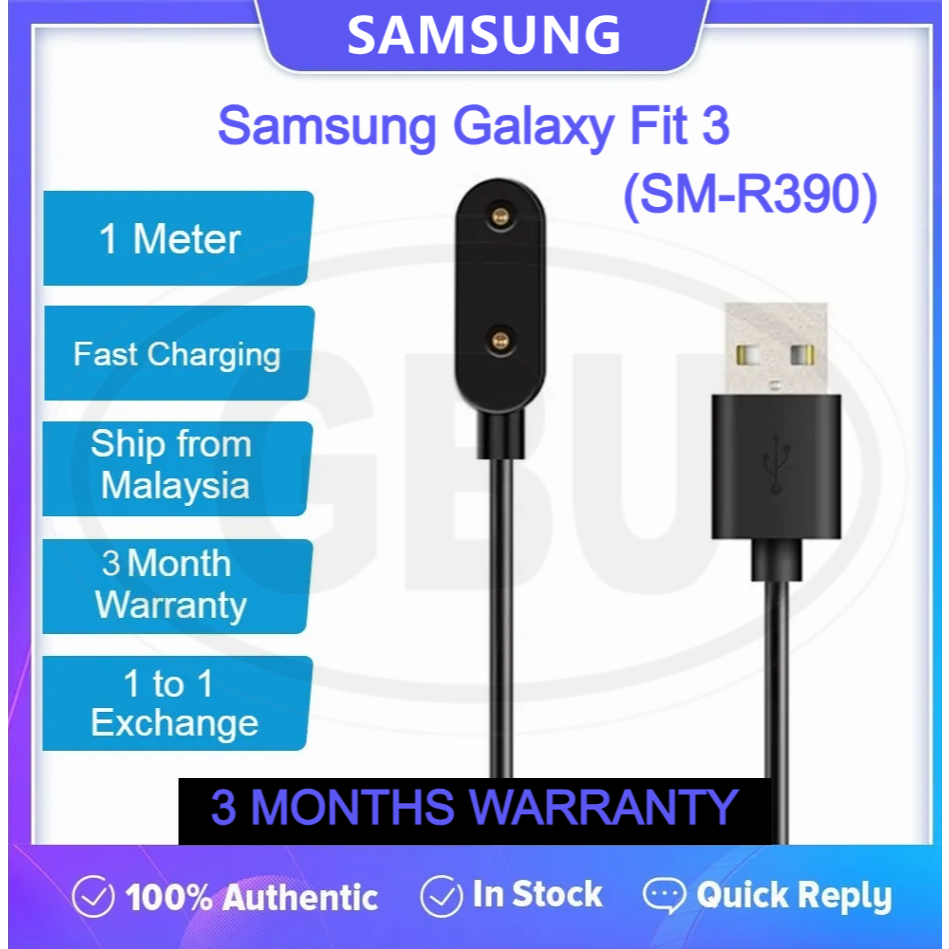 Samsung Galaxy Fit 3 / Fit3 / SM-R390 / R390 Smart Watch Magnetic USB ...