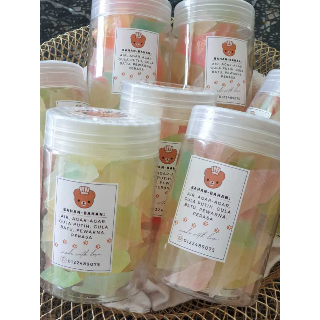 4Bear Kohakutou Muslim Product Agar-agar Kering Crystal Amber Gemstone ...