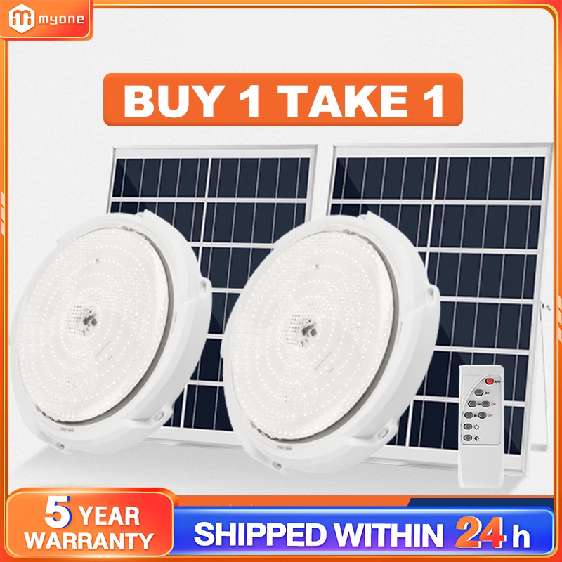 LED Solar Light Indoor Home Lampu Solar Ceiling Light Solar Lamp ...