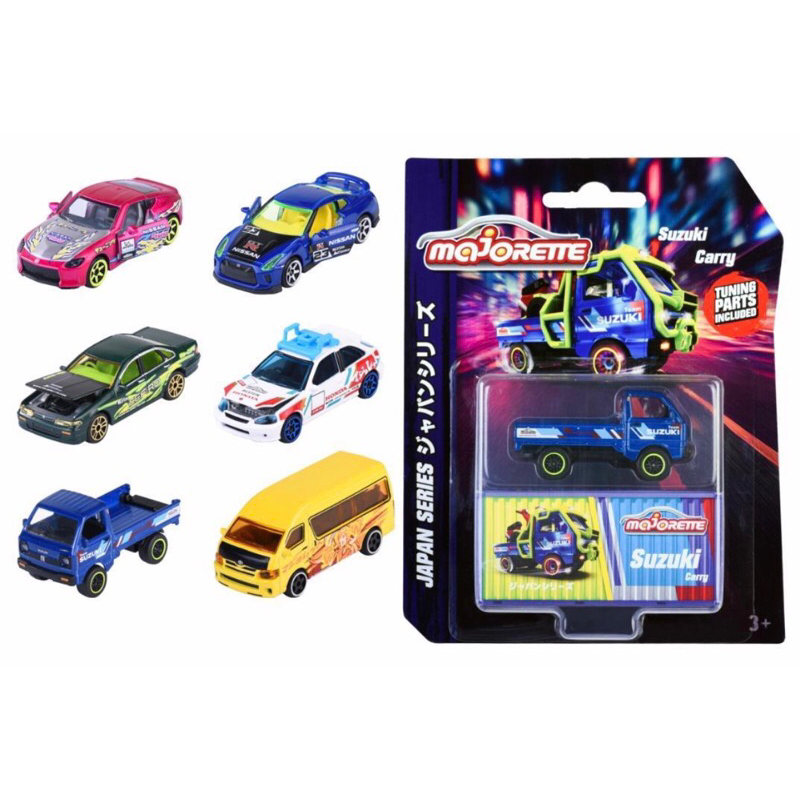 Majorette Japan Series Tuning Part (Suzuki Carry/Nissan Z/Honda EK9 ...