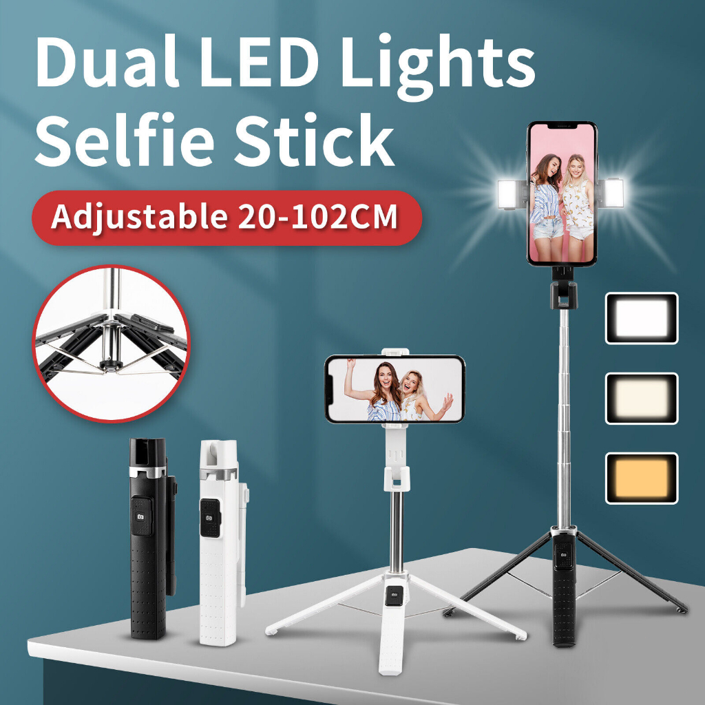 360 Rotate 3 in 1 Bluetooth Selfie Stick Monopod Tripod stand Remote ...