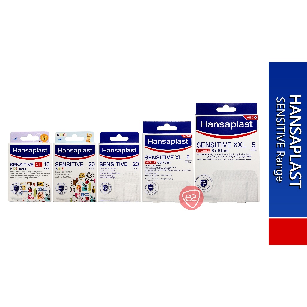 Hansaplast Sensitive Wound Plaster Strips (Sensitive 20s / Sensitive XL ...