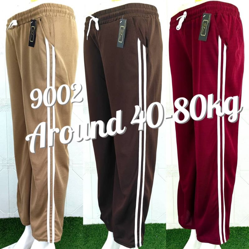 D3 9912 A 9002 FREE SIZE Seluar Panjang Jogging Pants Unisex Plain ...