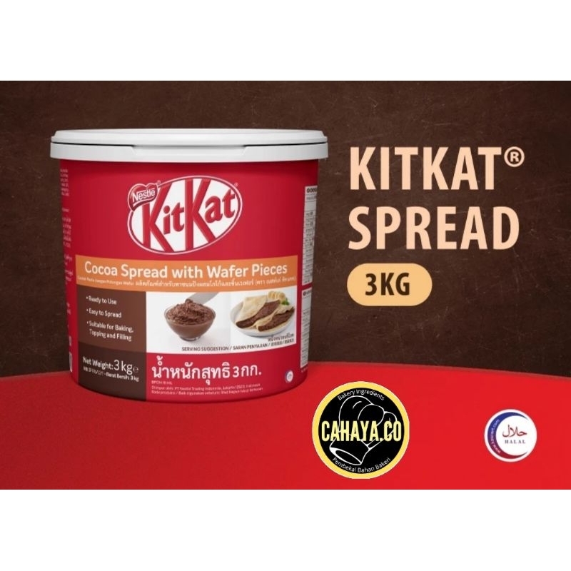 [READY STOCK] KitKat Cocoa Spread with Wafer Pieces 200g/500g/1kg ...