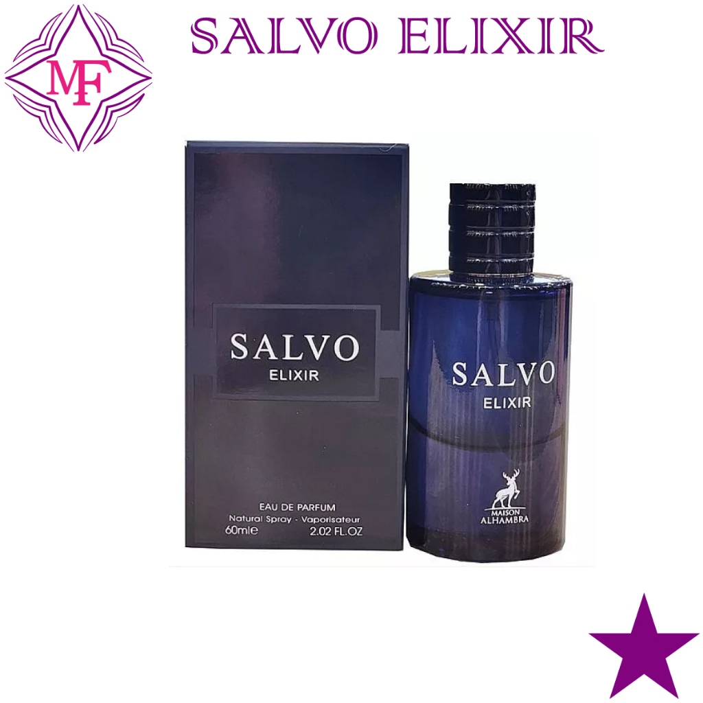 SALVO ELIXIR EAU DE PERFUME SPRAY 100ML MAISON ALHAMBRA FOR MEN 100% AUTENTIC FROM | Shopee ...