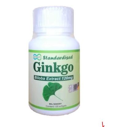 INFINITY STANDARDISED GINKGO BILOBA EXTRACT 120MG SOFTGELS 120'S (EXP ...