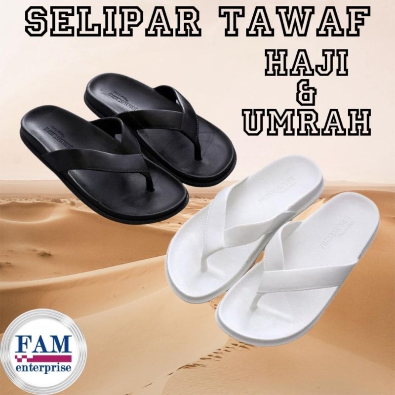 Hajj & Umrah Tawaf Anti-Slip & Soft Rubber Slippers for Men/Women ...