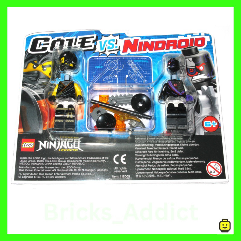 [Bricks_Addict] 112005 LEGO NINJAGO Cole vs. Nindroid Blister Pack ...
